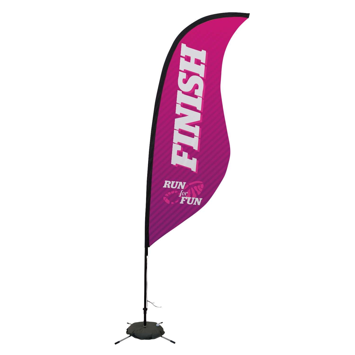 9' Premium Sabre Sail Sign Kit (Single-Sided with Scissor Base) – Ink'd ...
