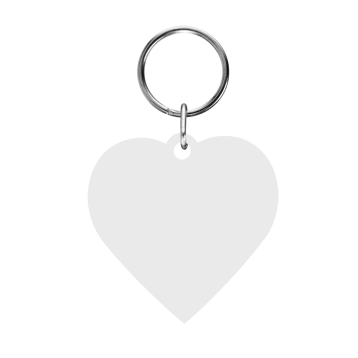 Acrylic Key Tag - Heart – Ink'd Stores